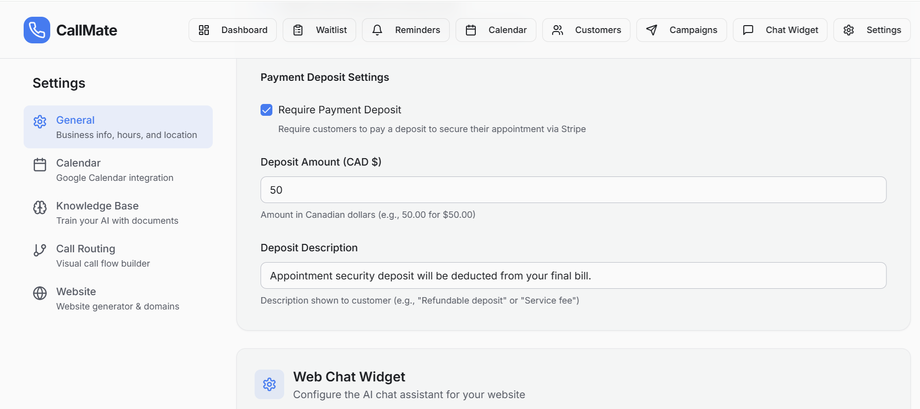CallMate - AI Voice Receptionist for Canadian Service Businesses ...