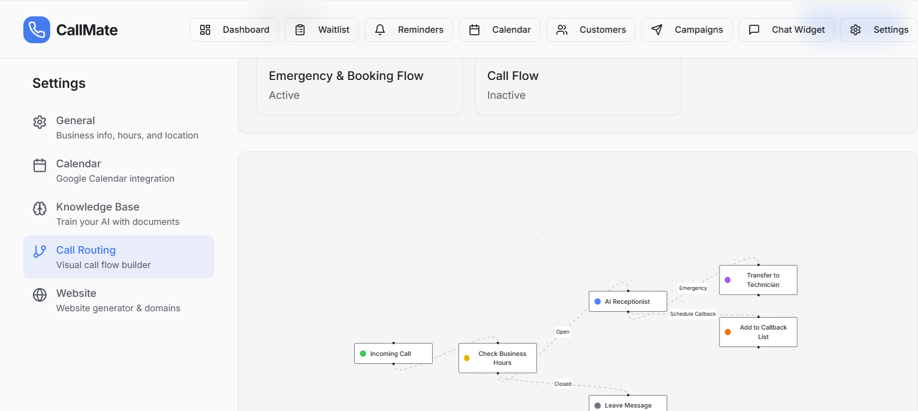 CallMate - AI Voice Receptionist for Canadian Service Businesses ...
